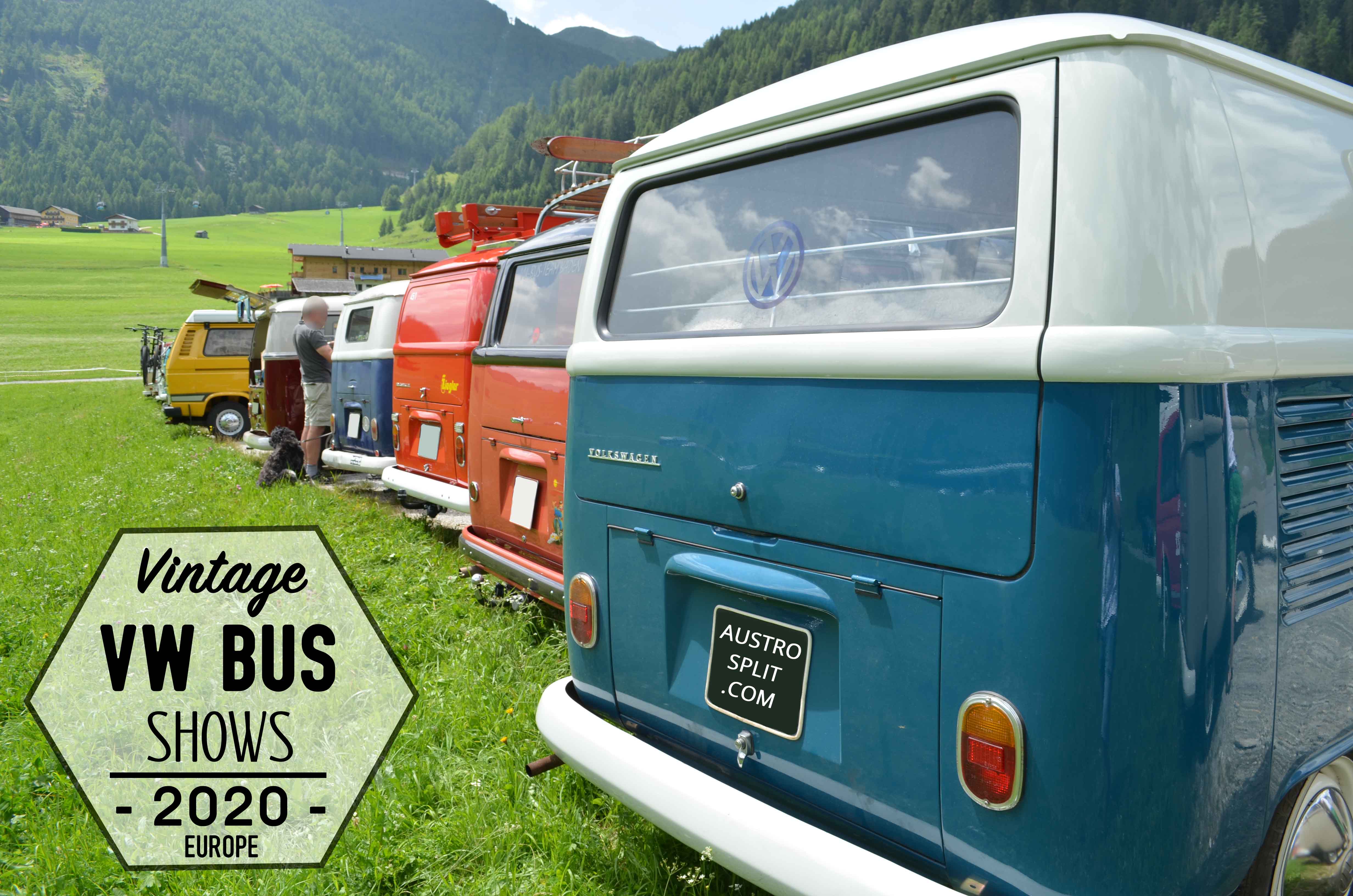 VW Bus Shows 2020 – AustroSplit
